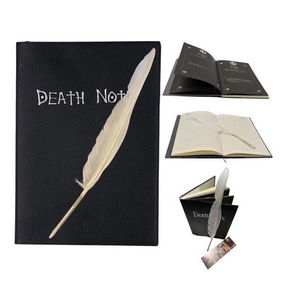 Accessories | Death Notebook With Feather Pen And English Rules | Poshmark